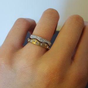 Swarovski | Jewelry | Swarovski Stacking Rings | Poshmark